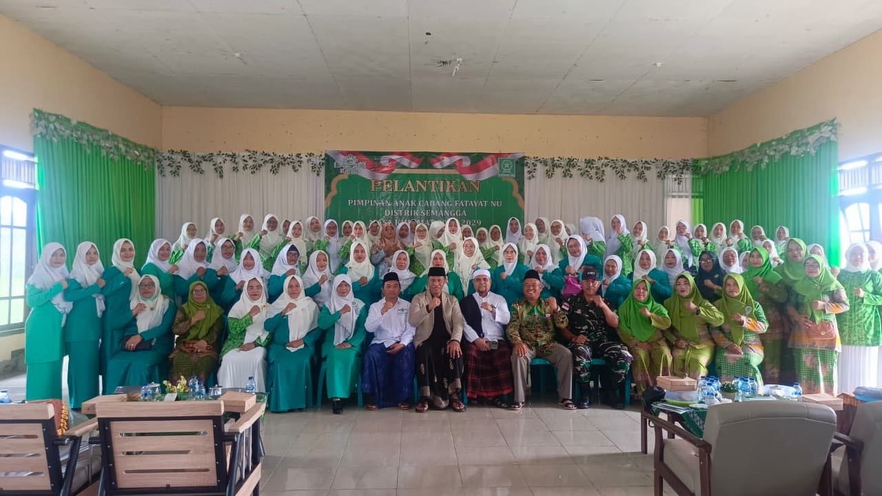 Pelantikan Pengurus Fatayat NU Distrik Semangga: Perempuan Tangguh Siap ...